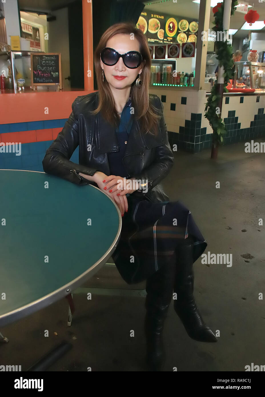 Lily Lisa shops for the Holidays at the Original Farmer's Market in Los ...