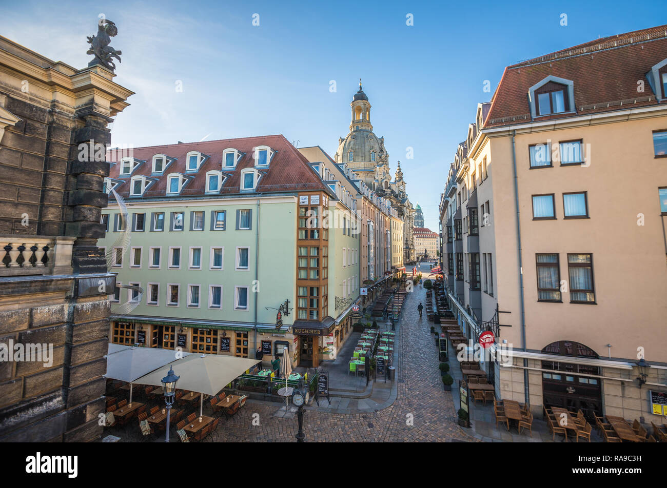 Streets of Dresden Germany Stock Photo - Alamy