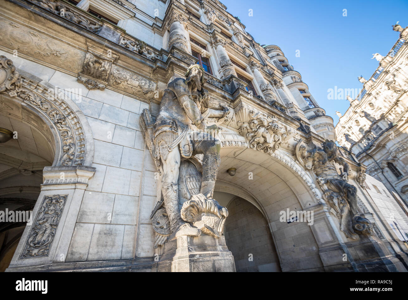 The Dresden Castle Stock Photo - Alamy