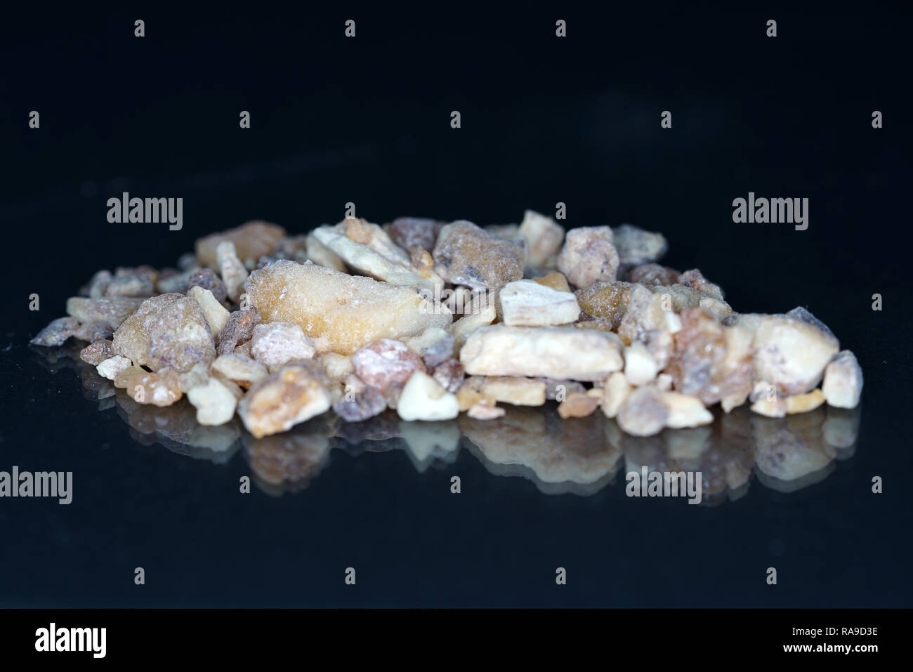 Frankincense resin is coarse-grained to lumpy and of translucent brown ...