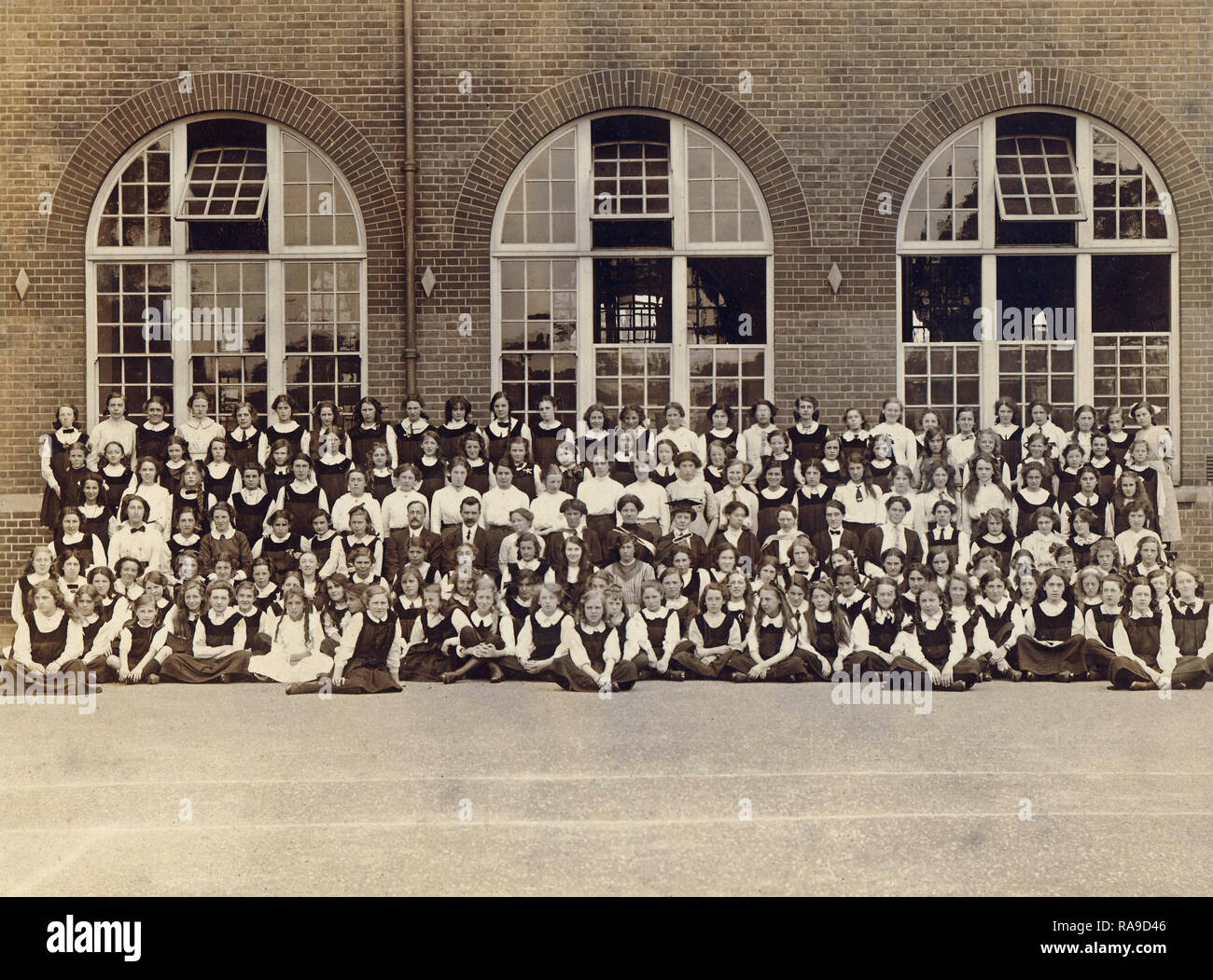 Historic Archive Image of girl's school c1910s Stock Photo - Alamy