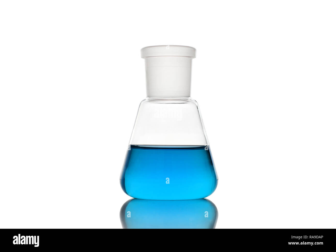 Erlenmeyer flask with blue liquid on white background Stock Photo - Alamy Erlenmeyer flask with blue liquid on white background Stock Photo - Alamy