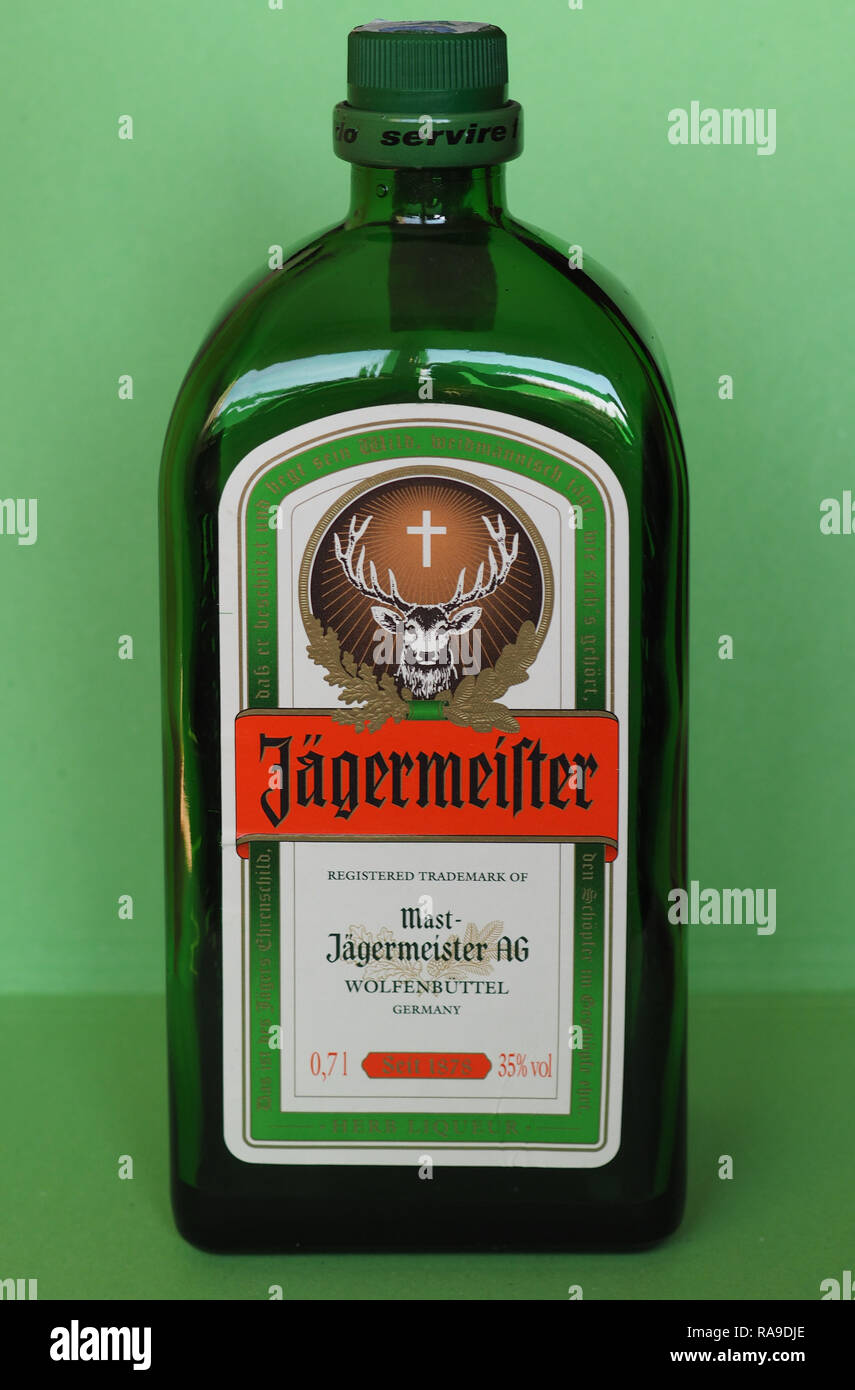 Jagermeister herb liqueur hi-res stock photography and images - Alamy