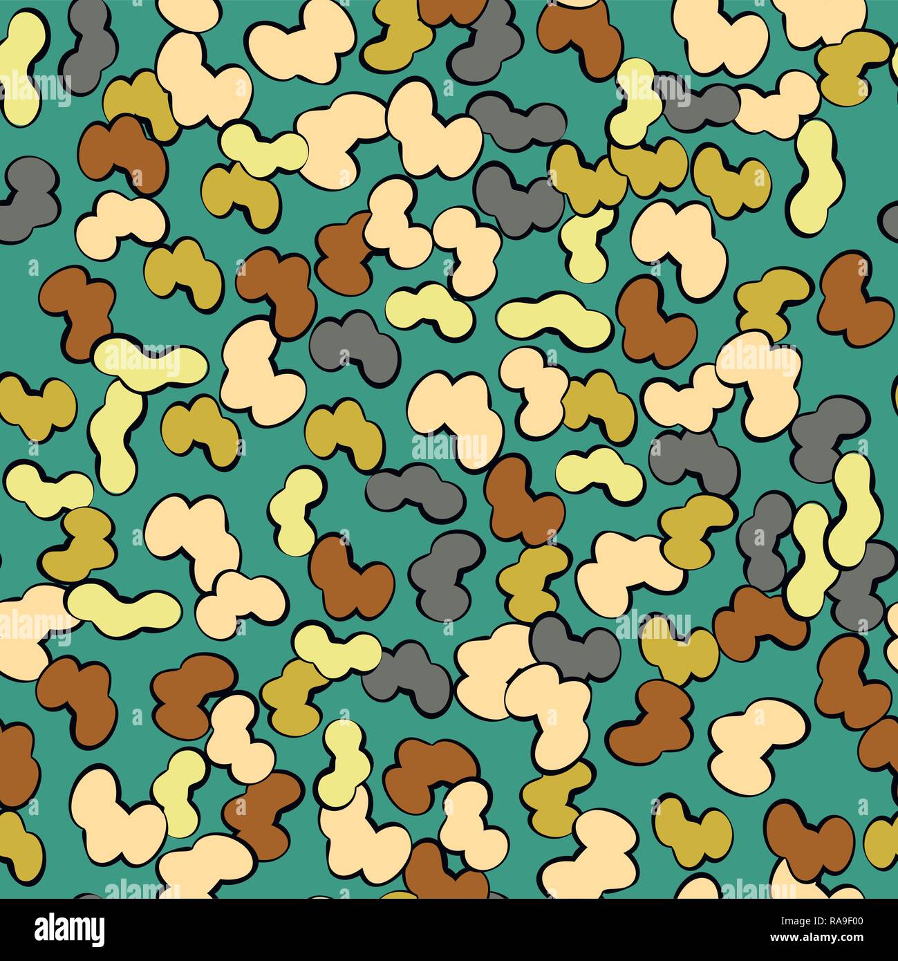 Vector seamless pattern with abstract figures Stock Vector Image & Art ...