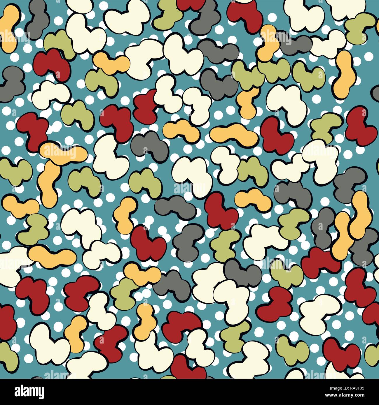 Vector seamless pattern with abstract figures Stock Vector Image & Art ...