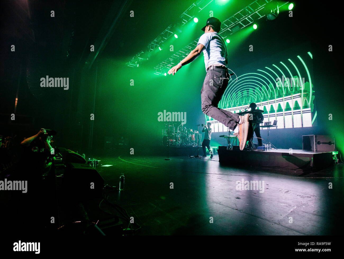 The American rapper and lyricist Chance the Rapper performs a live ...