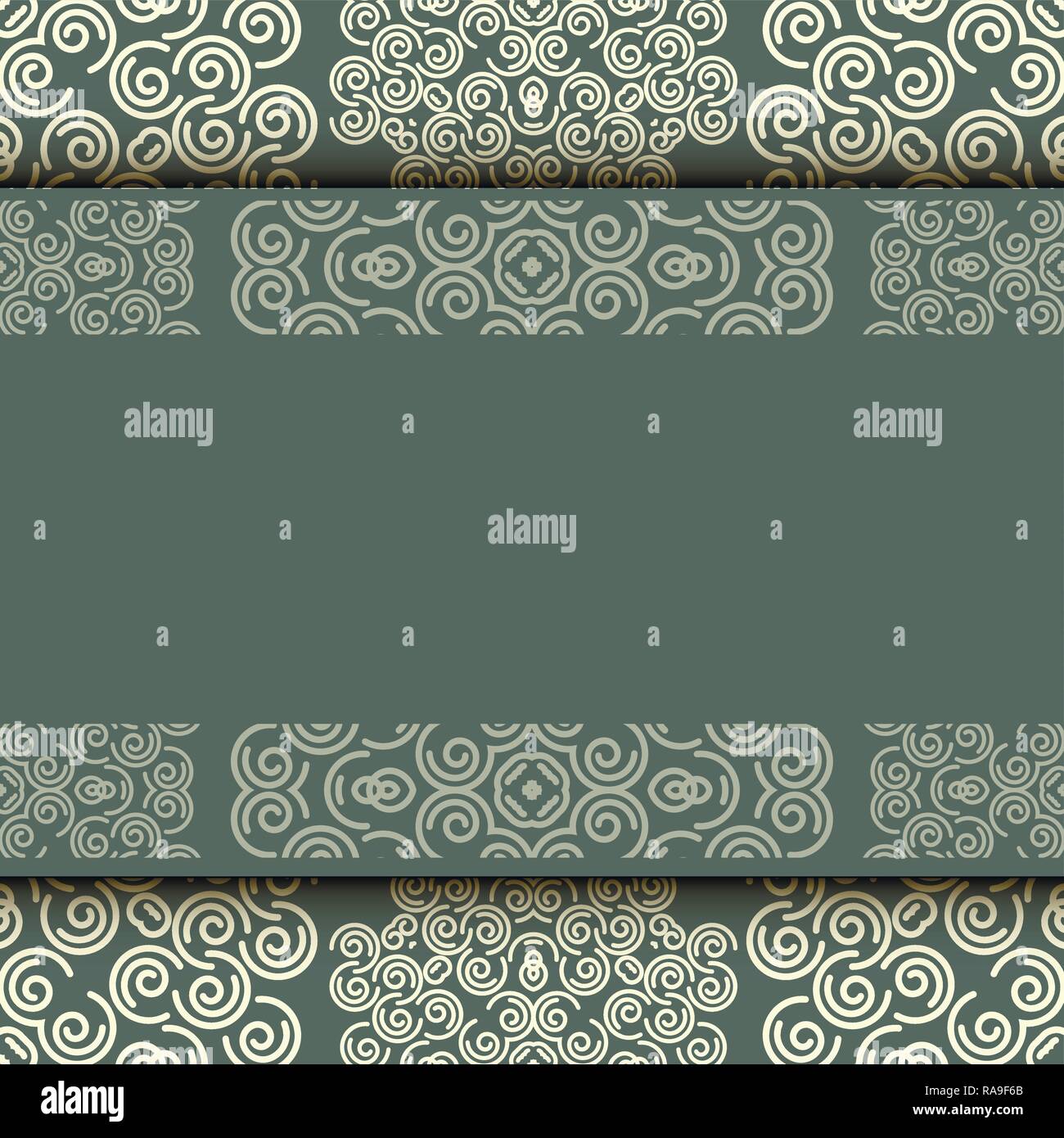 Invitation Card with Horizontal Label Place for Text. Easily editable ...