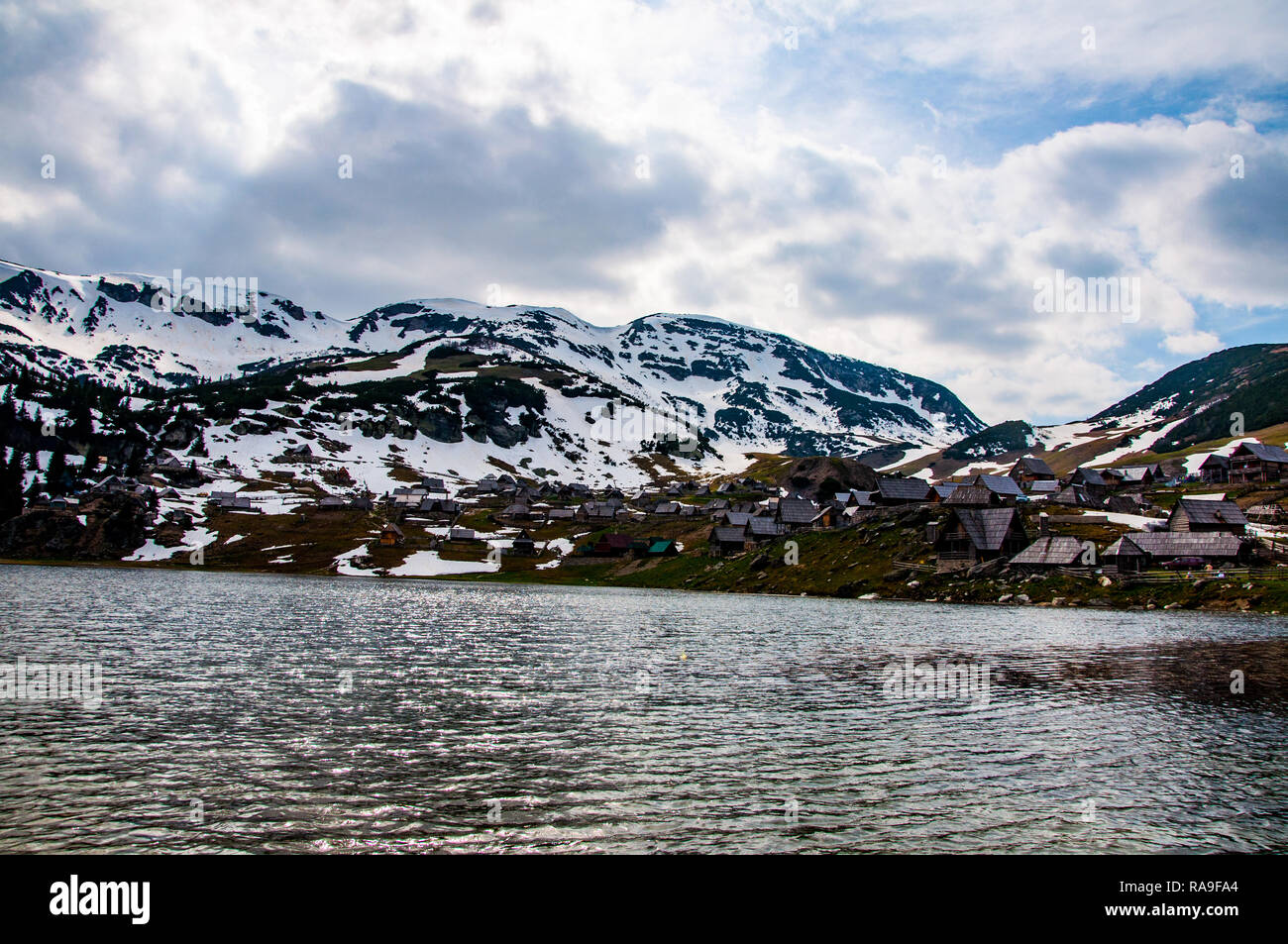 Prokosko lake or Prokosko jezero on the mountain Vranica in Bosnia ...