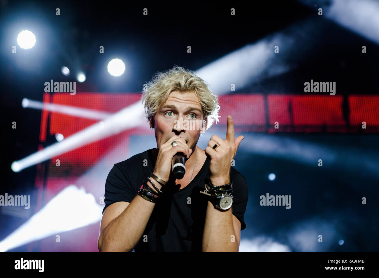 The Danish pop singer, songwriter and teenage idol Christopher Lund ...