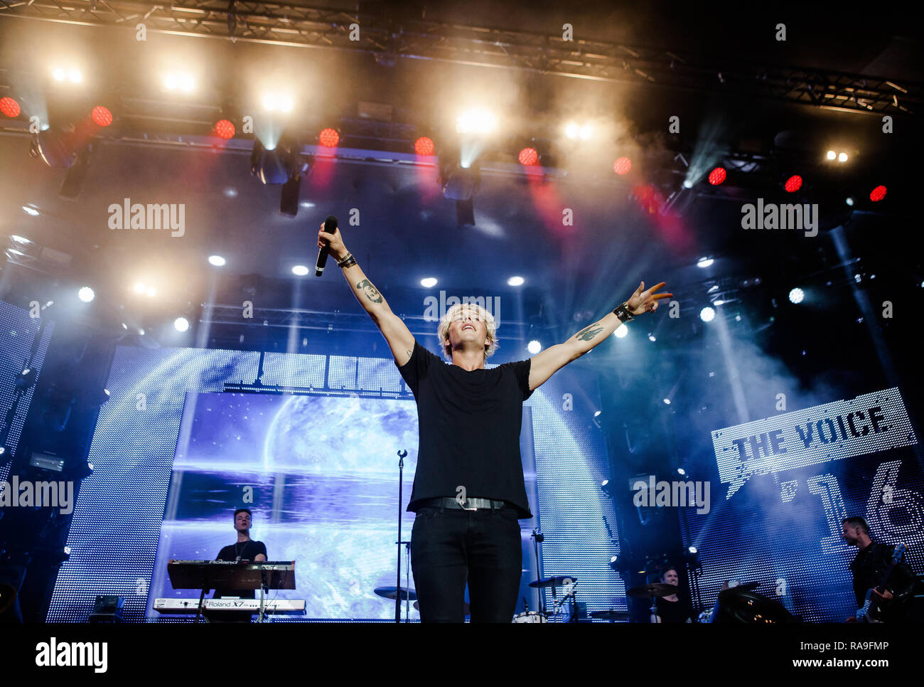 The Danish pop singer, songwriter and teenage idol Christopher Lund ...