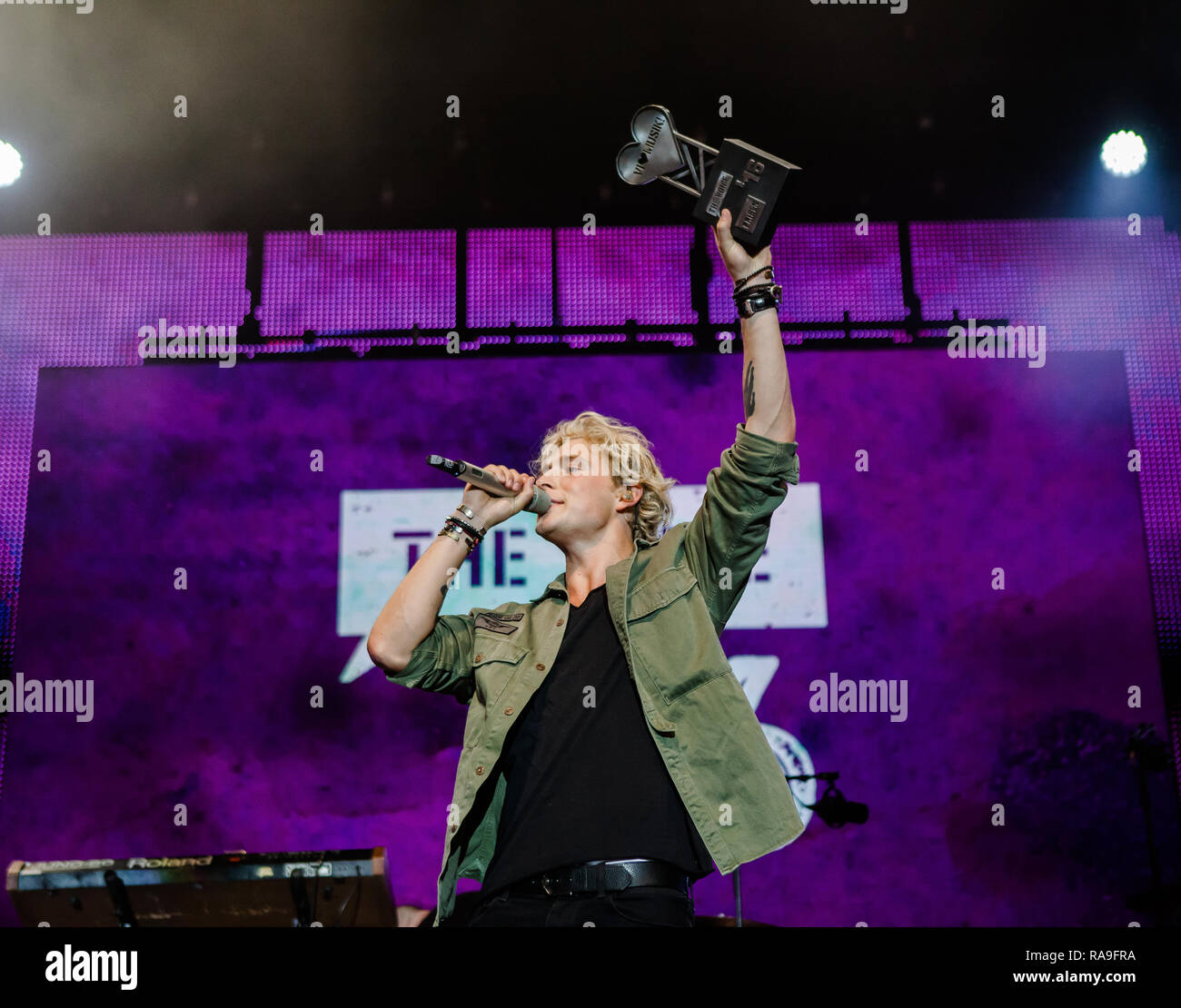 The Danish pop singer, songwriter and teenage idol Christopher Lund ...