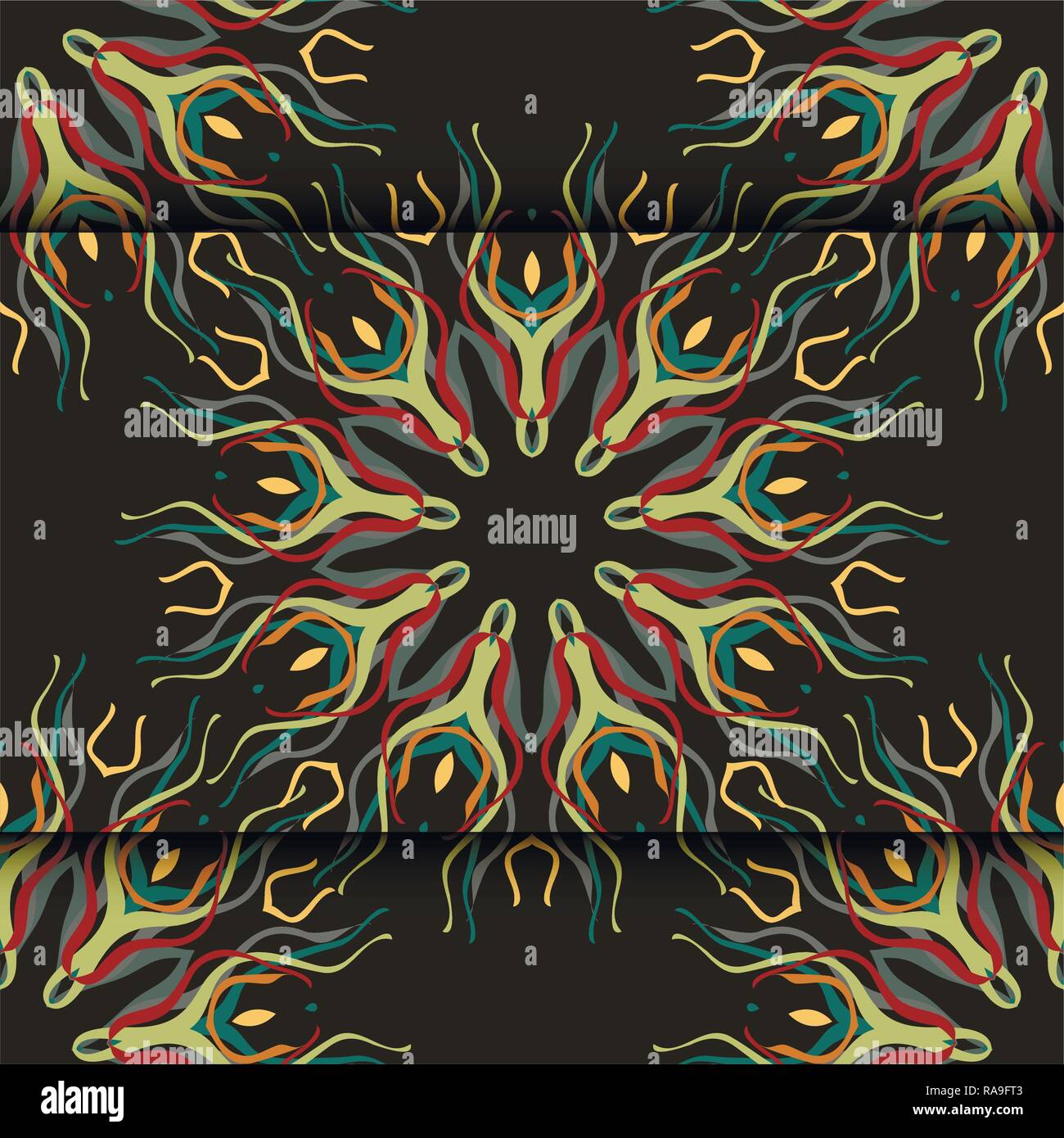 Floral seamless pattern. Vector illustration Stock Vector Image & Art ...