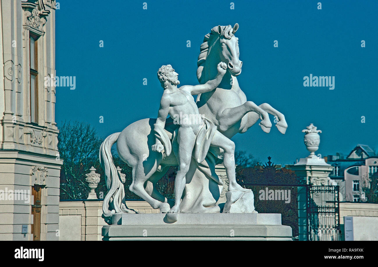 Vienna, Austria Belvedere Palace Statue Europe Stock Photo - Alamy