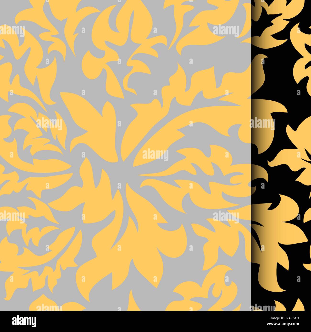 Vector illustration of Damascus style seamless pattern Stock Vector ...