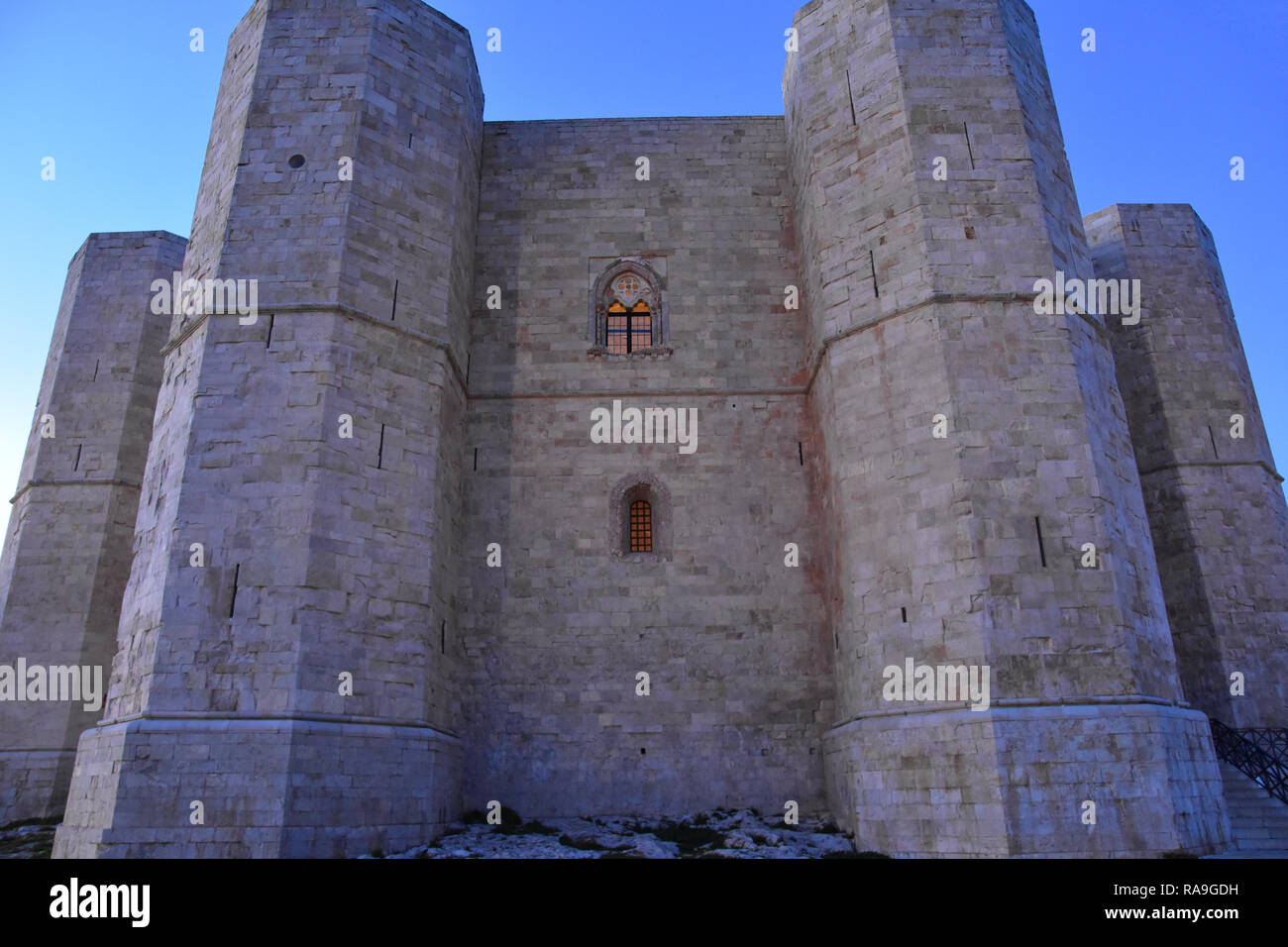 Italy, Castel del Monte, castle of Frederick II of Swabia, UNESCO site ...