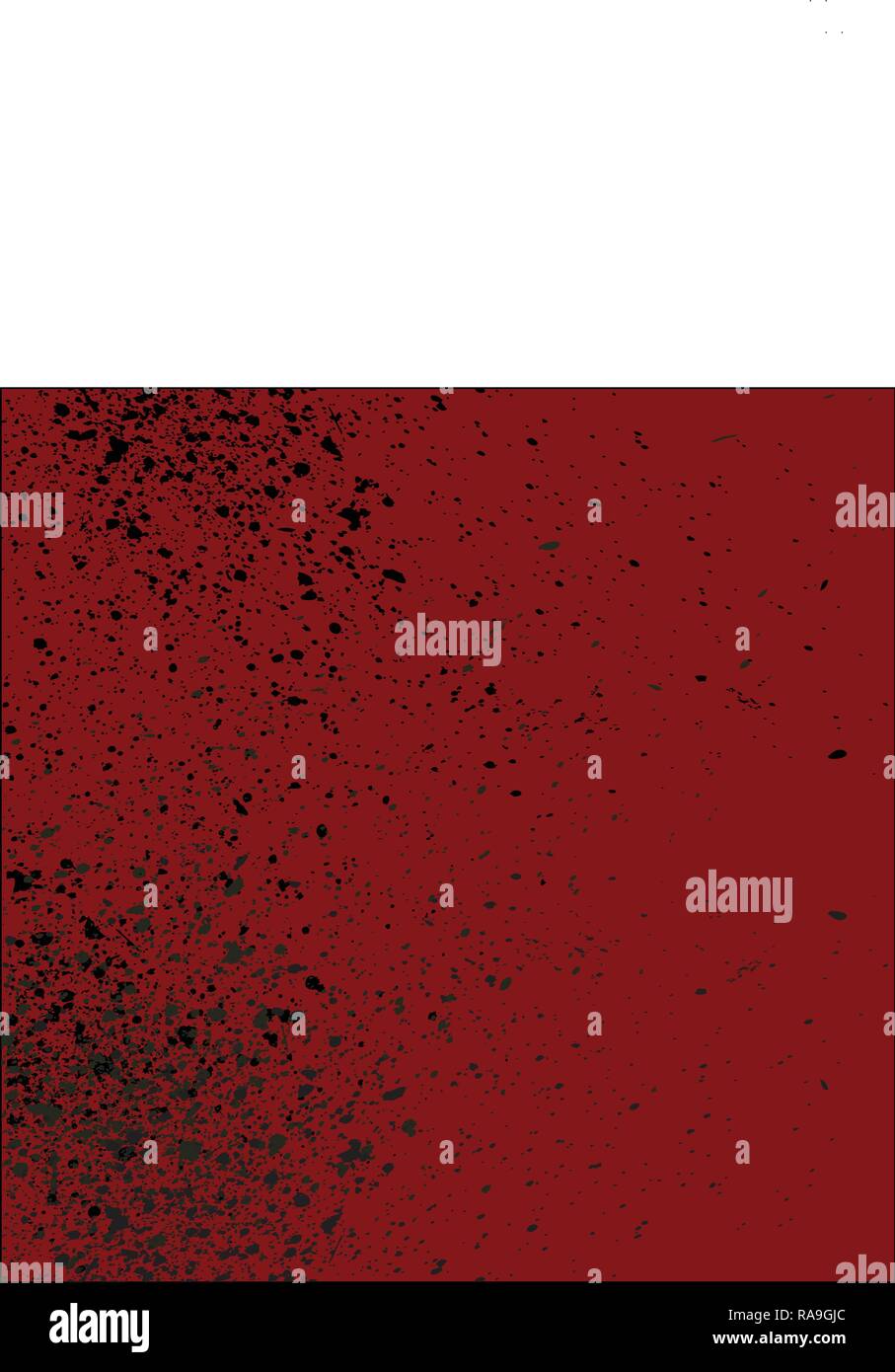 Red blood splatter background with dribble effect Stock Vector Image ...