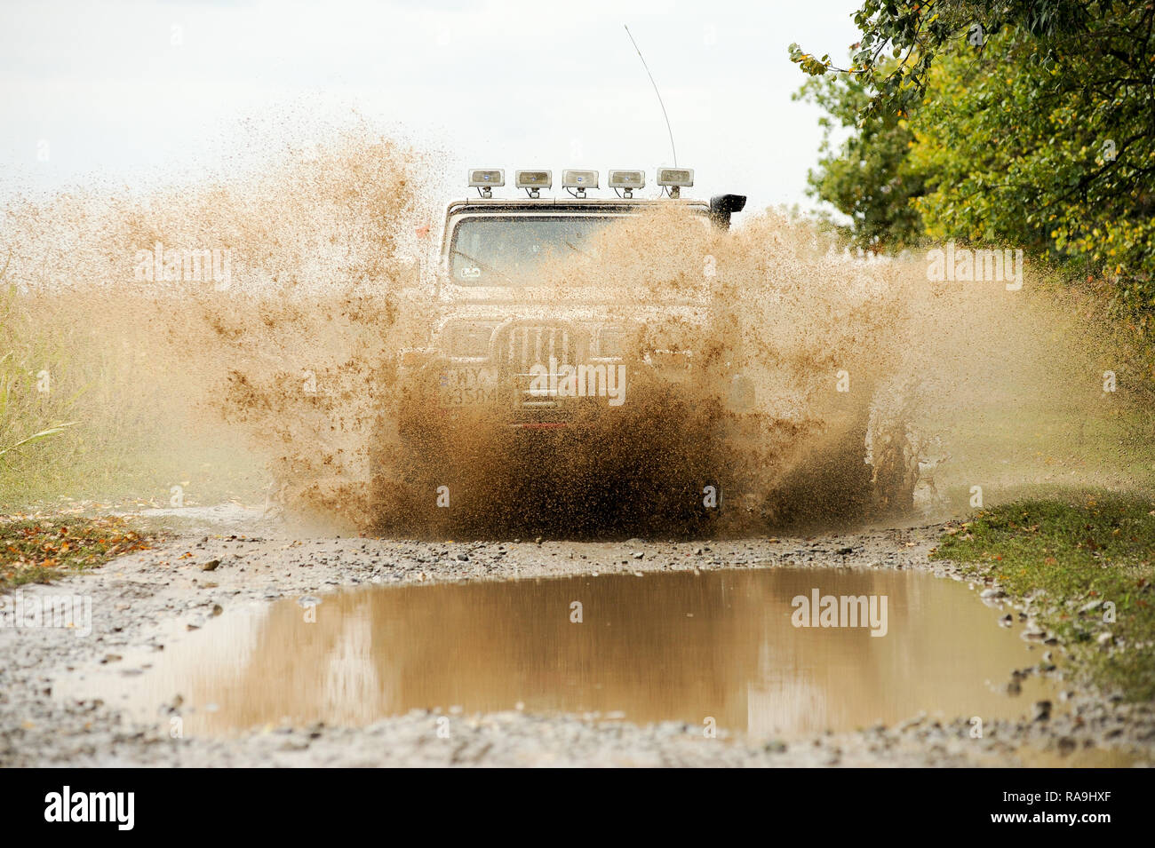 Jeep Wrangler off road in Ukraine. September 26th 2008 © Wojciech ...
