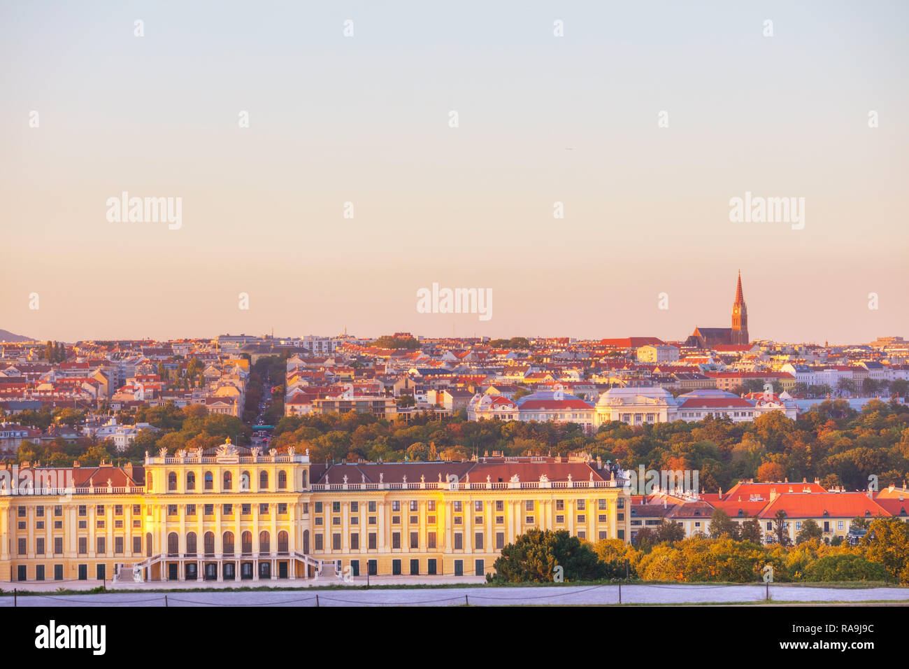 Vienna aerial view hi-res stock photography and images - Alamy