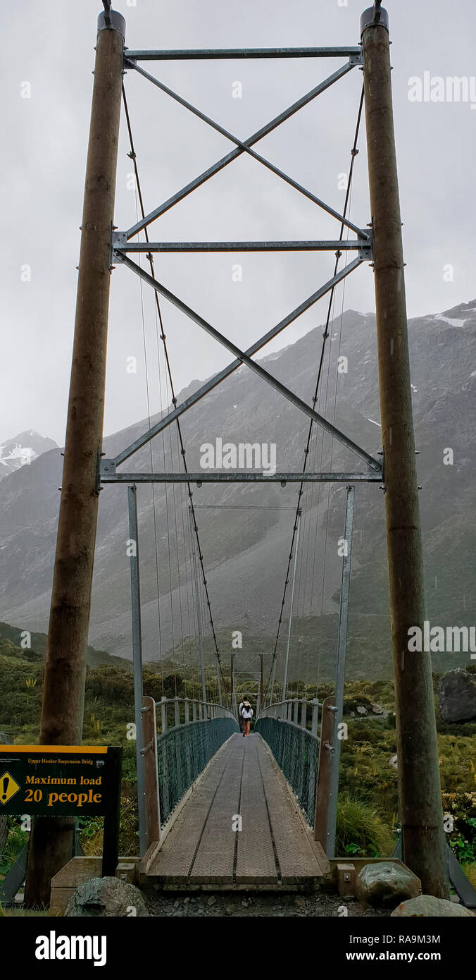 Mount Cook Suspension Bridge at Virginia Morgan blog