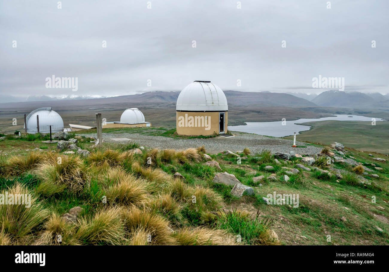 Tekapo Lake, Mt John Astronomical Observatory, Canterbury, New Zealand ...