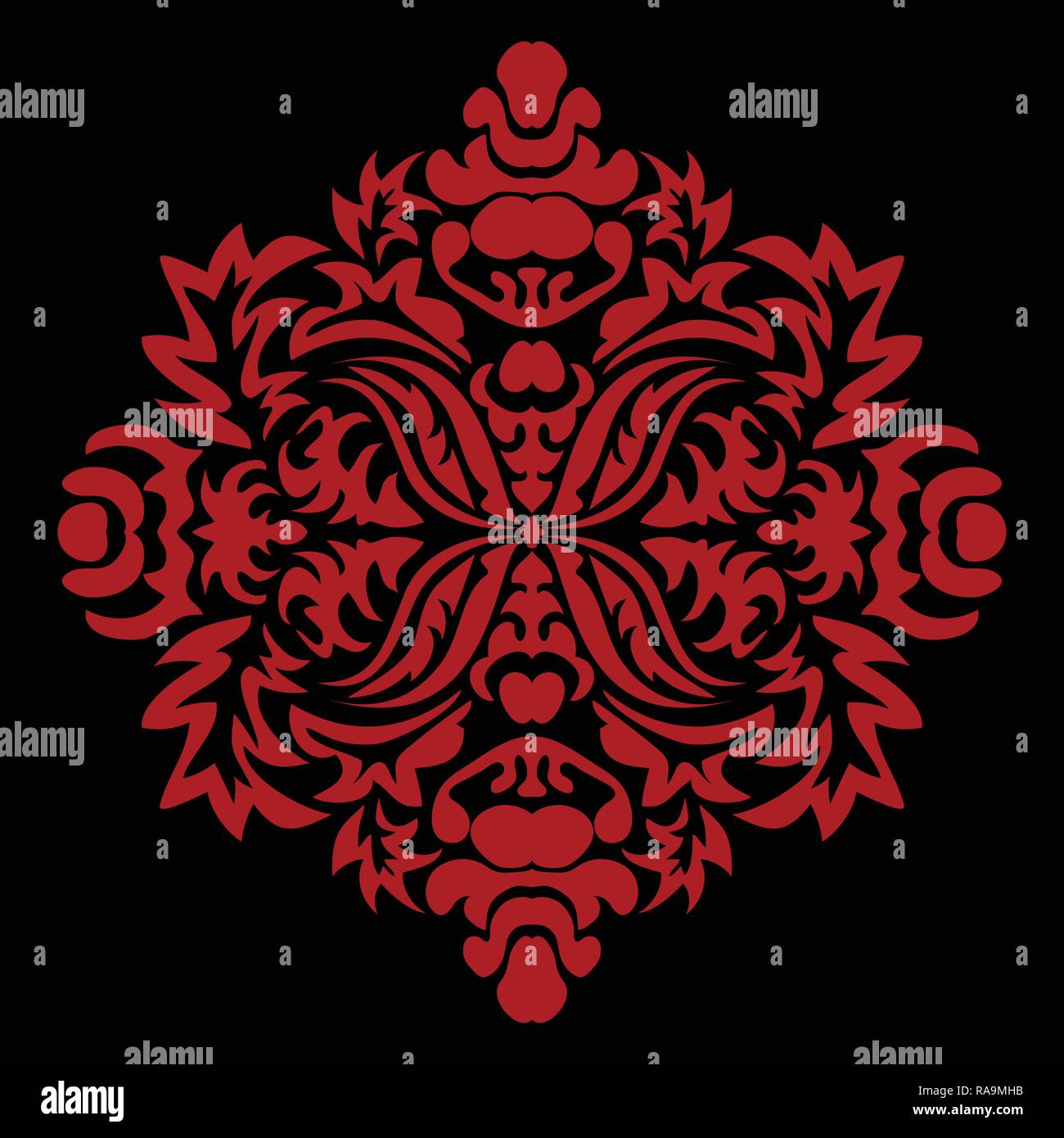 Vector damask seamless pattern element. Classical luxury old fashioned ...