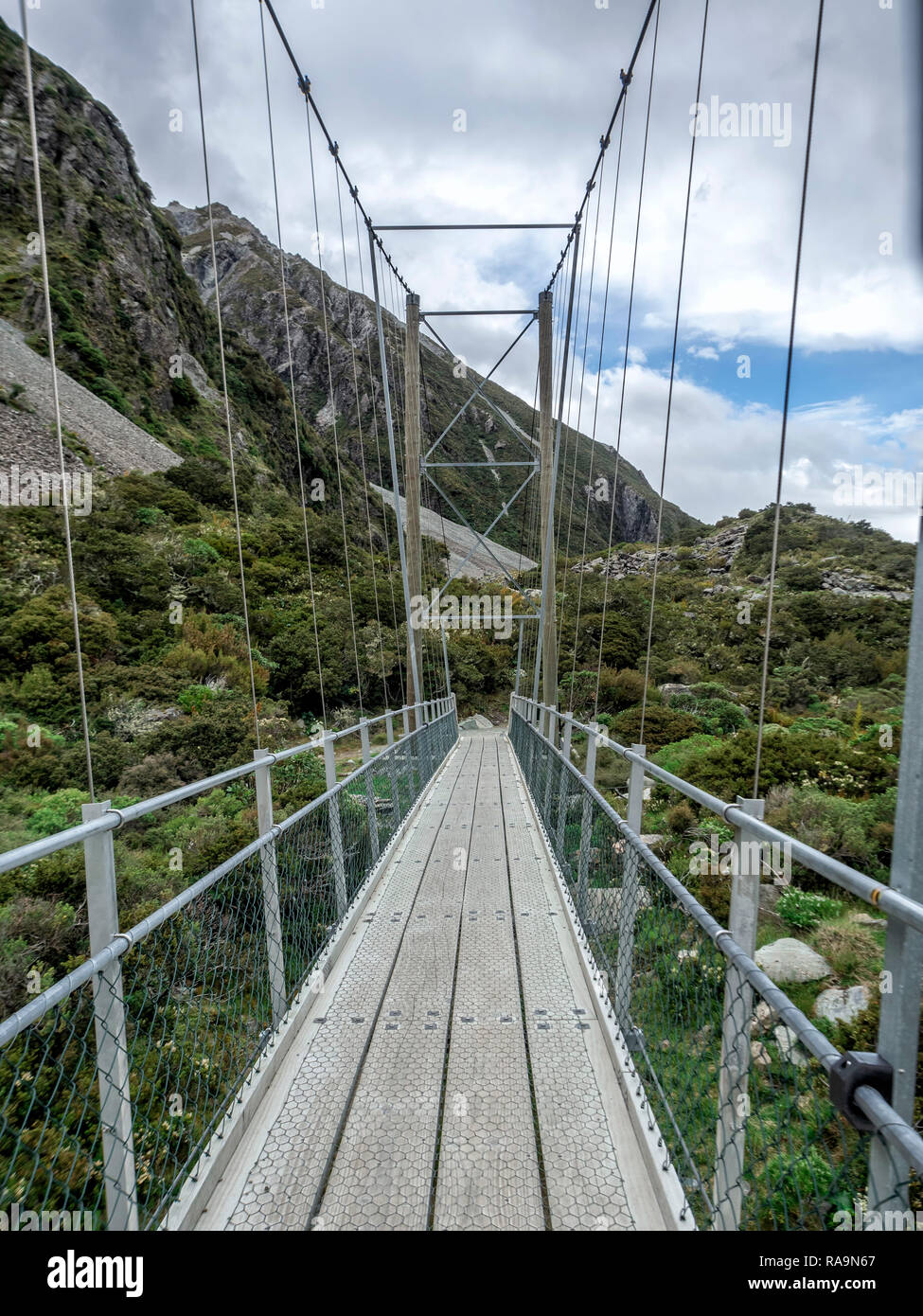 Mount Cook Suspension Bridge at Virginia Morgan blog
