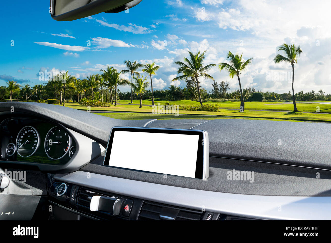 White Screen system display for GPS Navigation and Multimedia ...