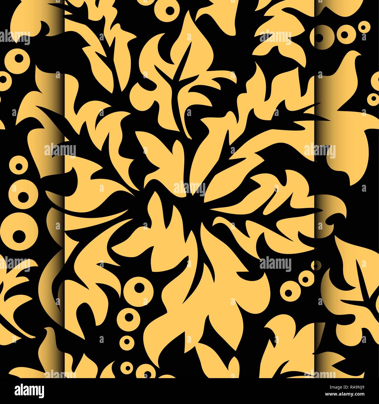 Vector illustration of Damascus style seamless pattern Stock Vector ...