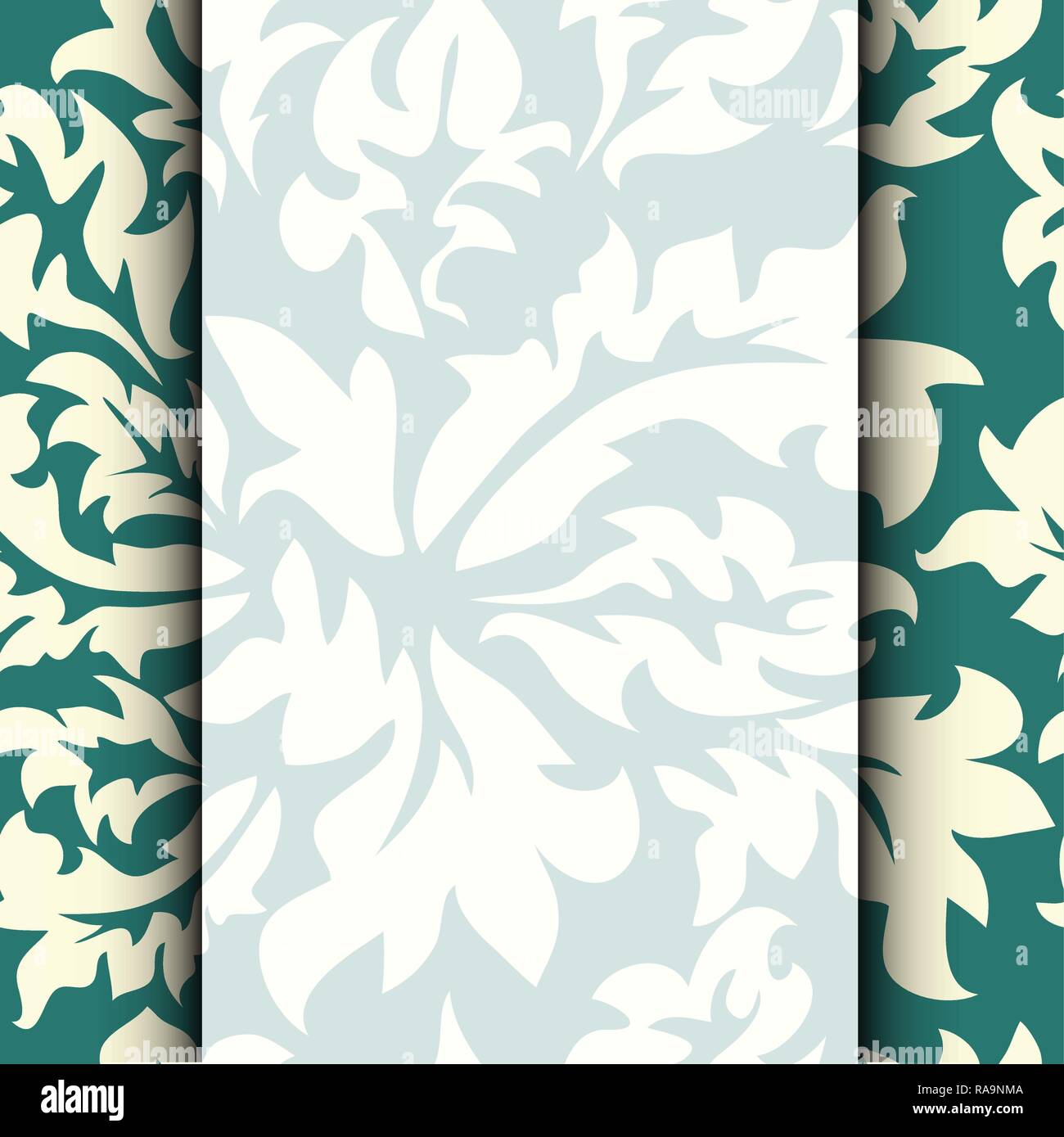 Seamless background in the style of Damascus. Vintage ornament. Use for ...