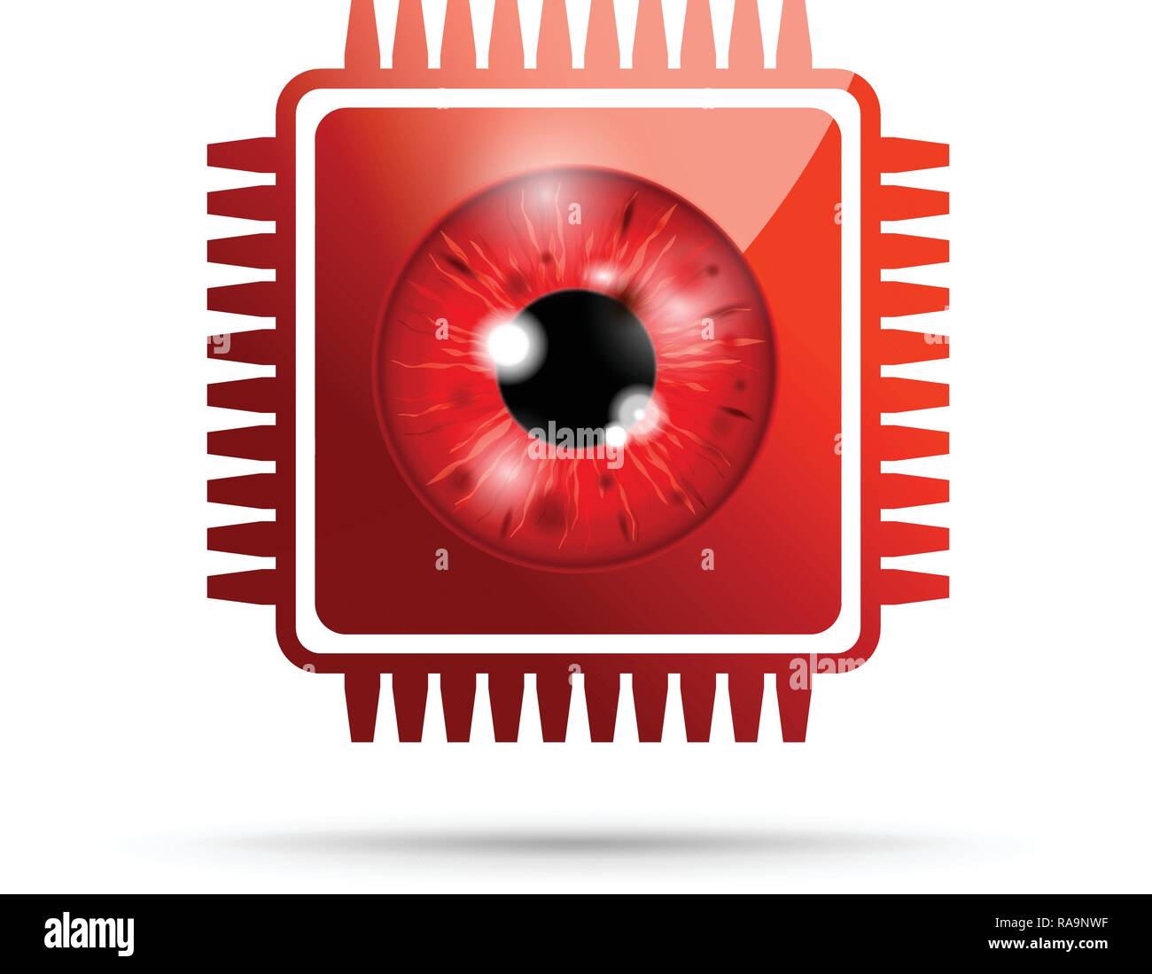 Computer vision object Stock Vector Images - Alamy