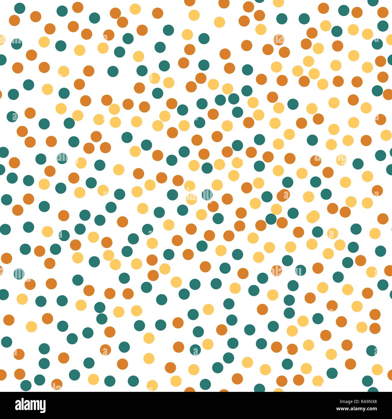 Vector repeating seamless polka dot pattern with dots . Geometric ...
