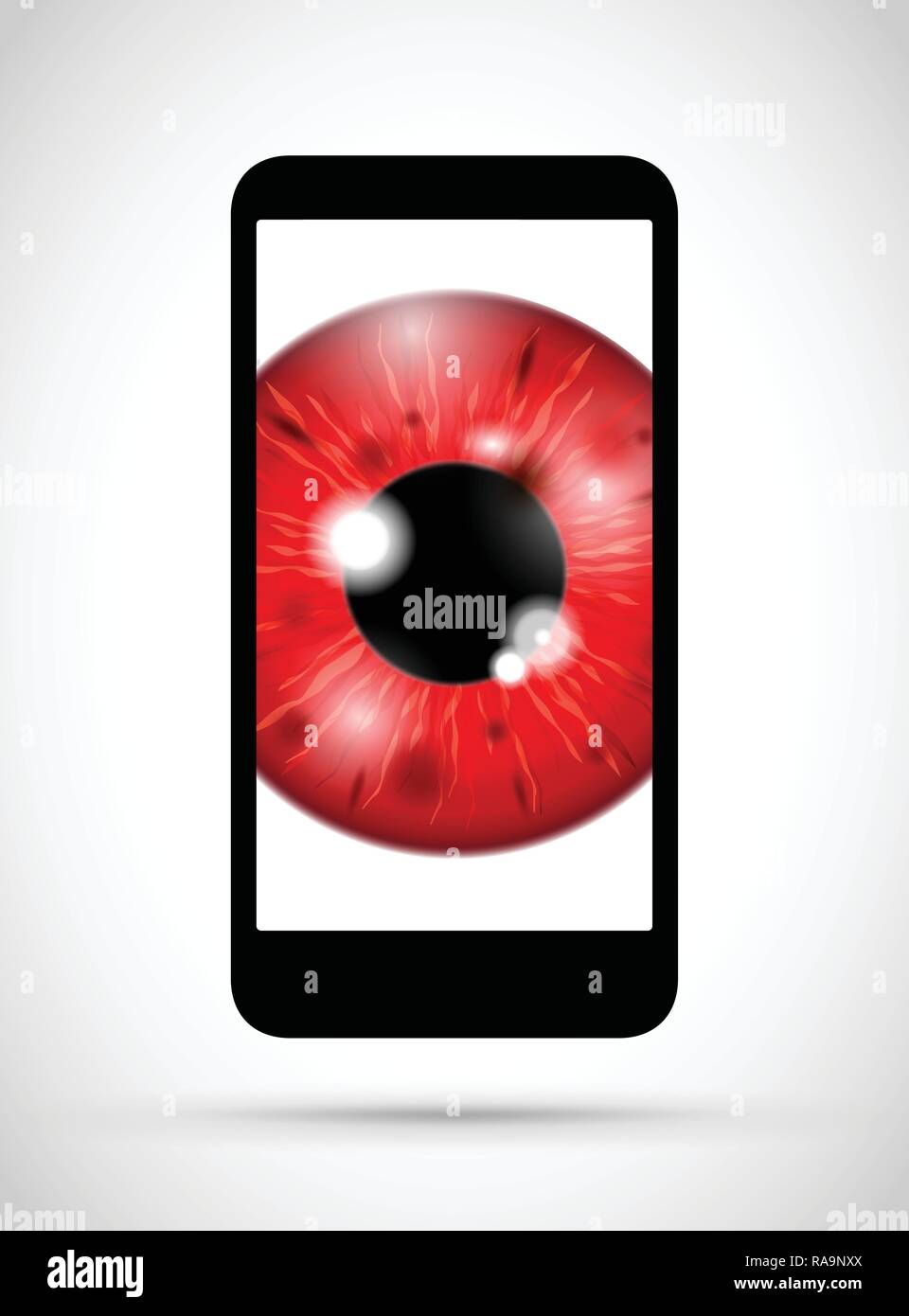 Cell phone lens Stock Vector Images - Alamy