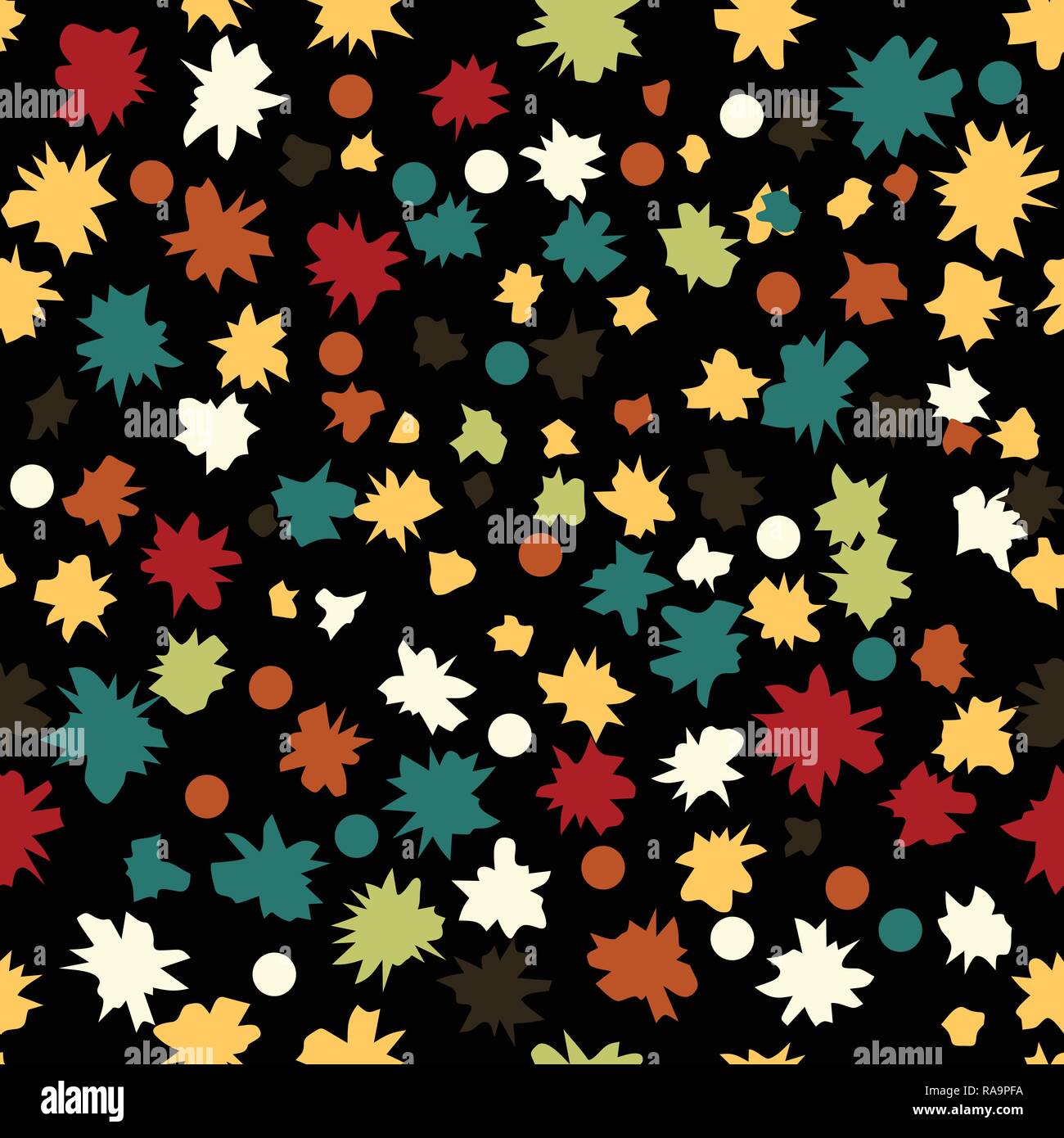 Holiday background, seamless pattern with stars. Vector illustration ...