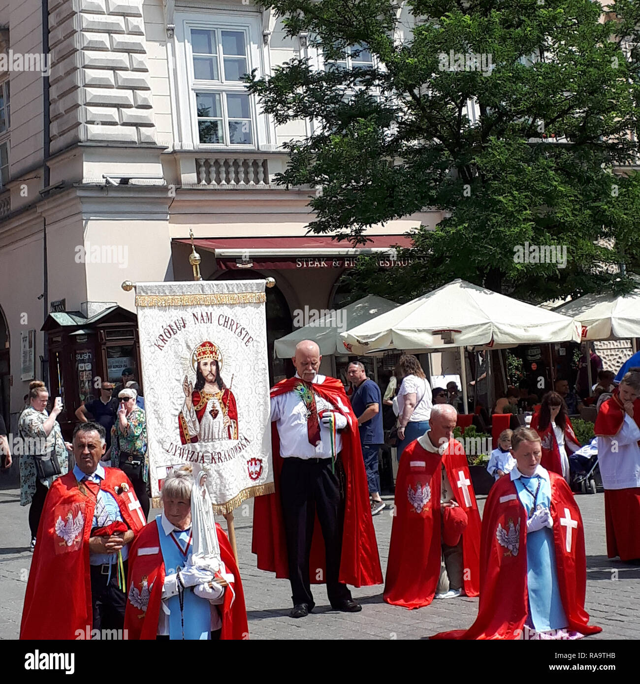 The Corpus Christi processions in Krakow Poland are every year in May ...