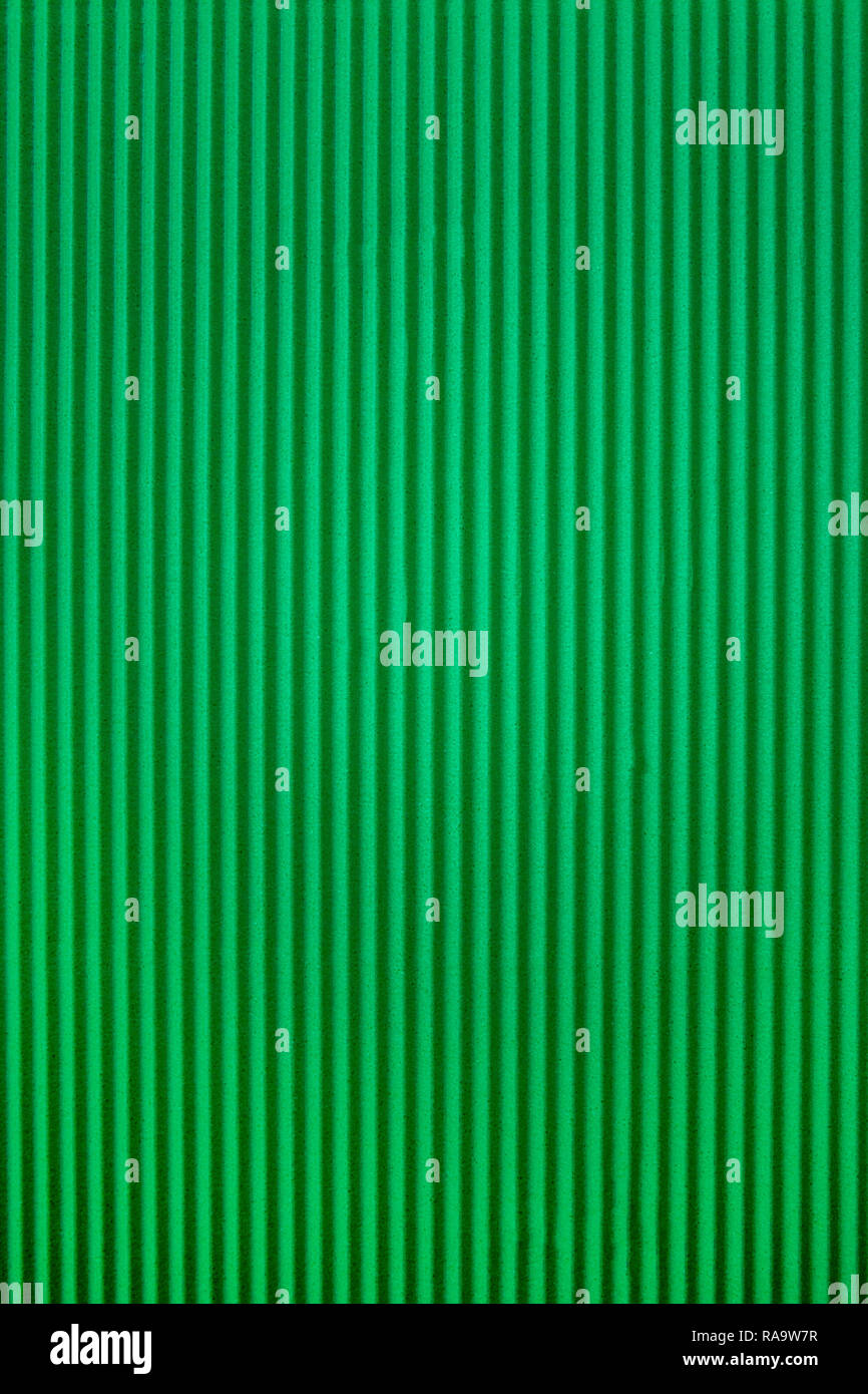 Green corrugated paper texture. Abstract green background Stock Photo ...