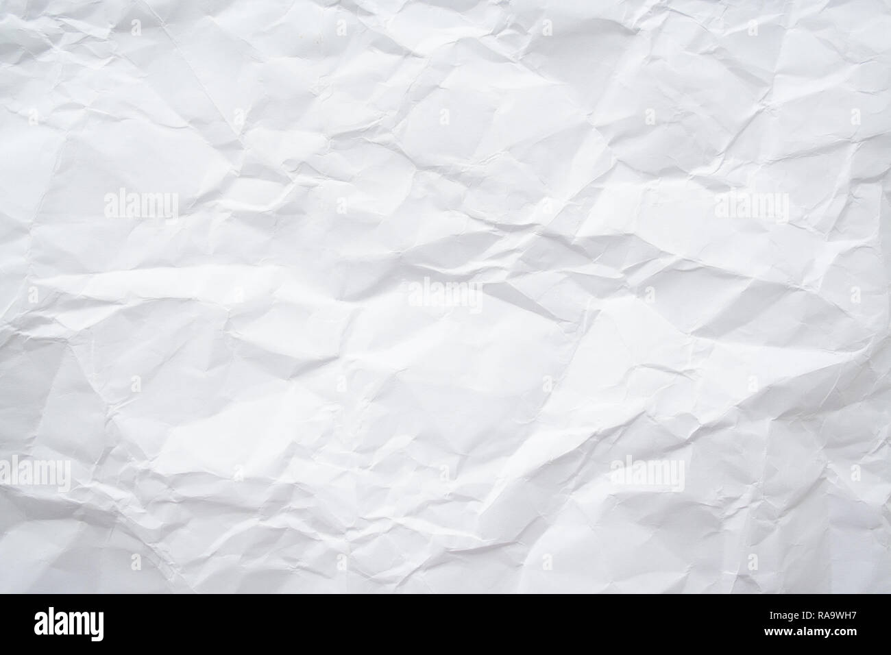 Crumpled white paper texture. Crushed paper abstract background Stock ...