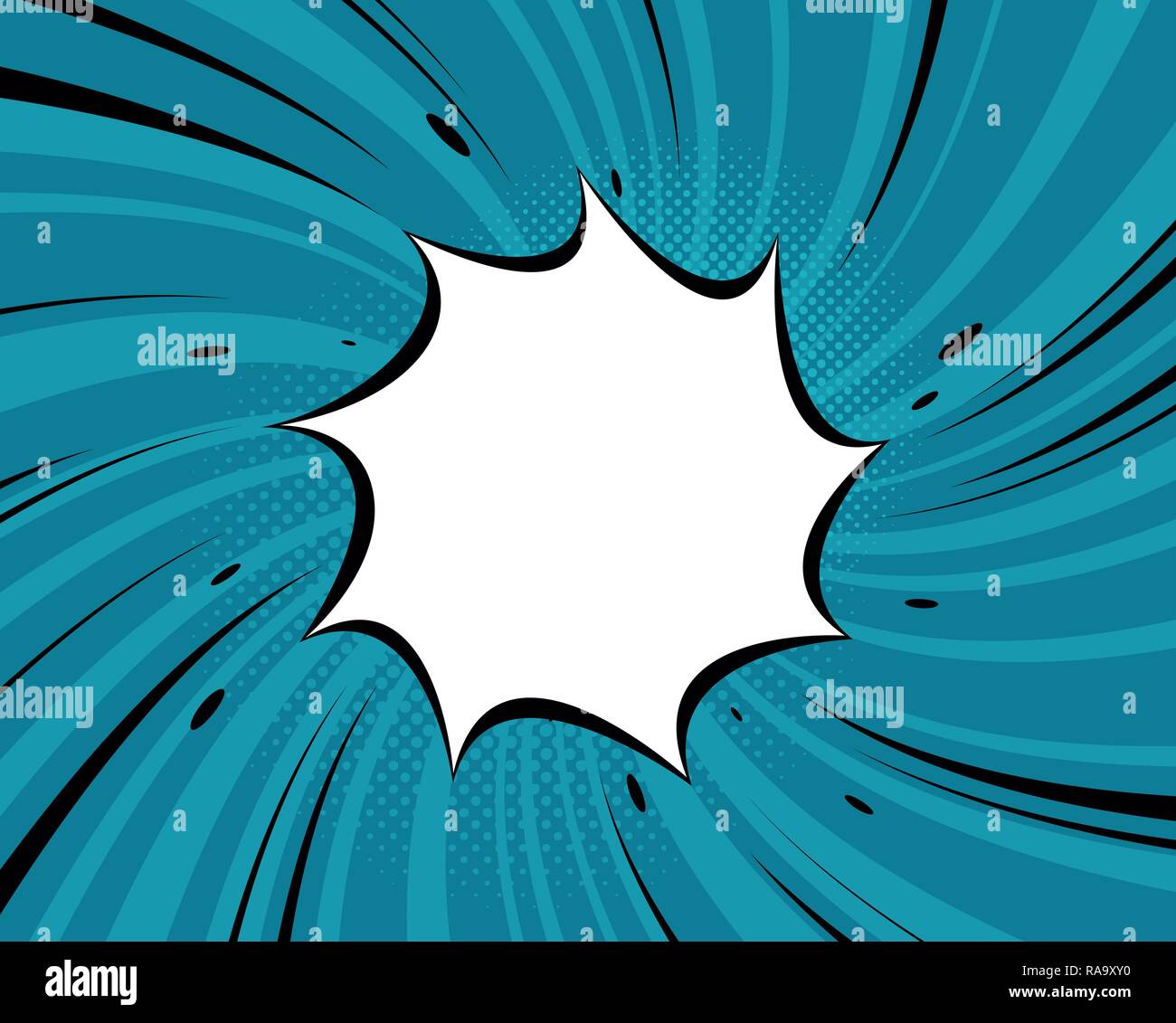 Comic explosion, background. Pop art retro style. Cartoon vector ...