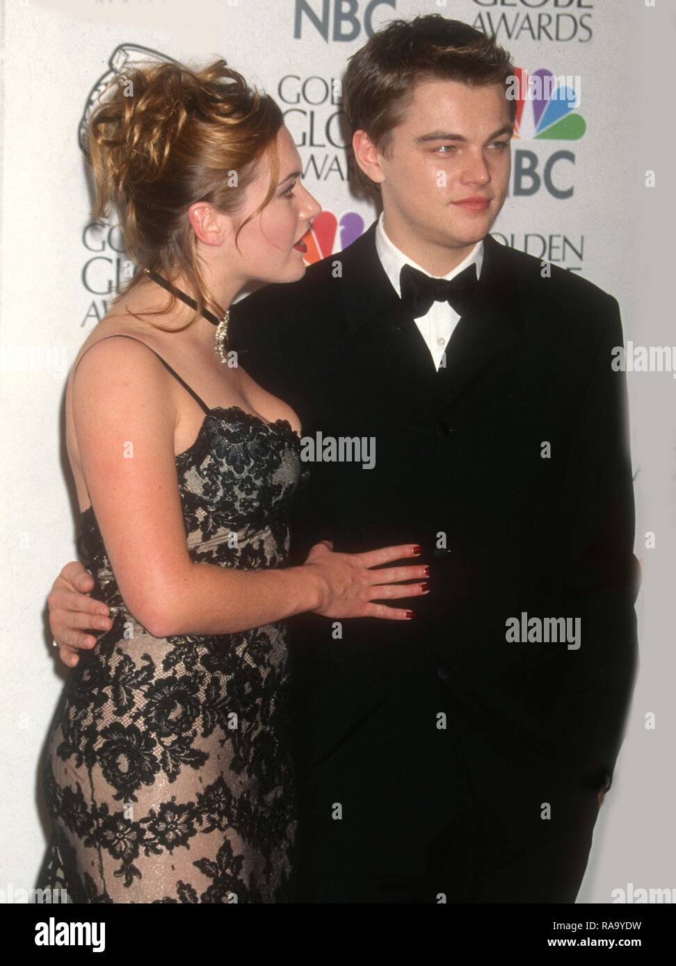 Kate Winslet Leo DiCaprio 1998 Photo By John Barrett/PHOTOlink Stock ...