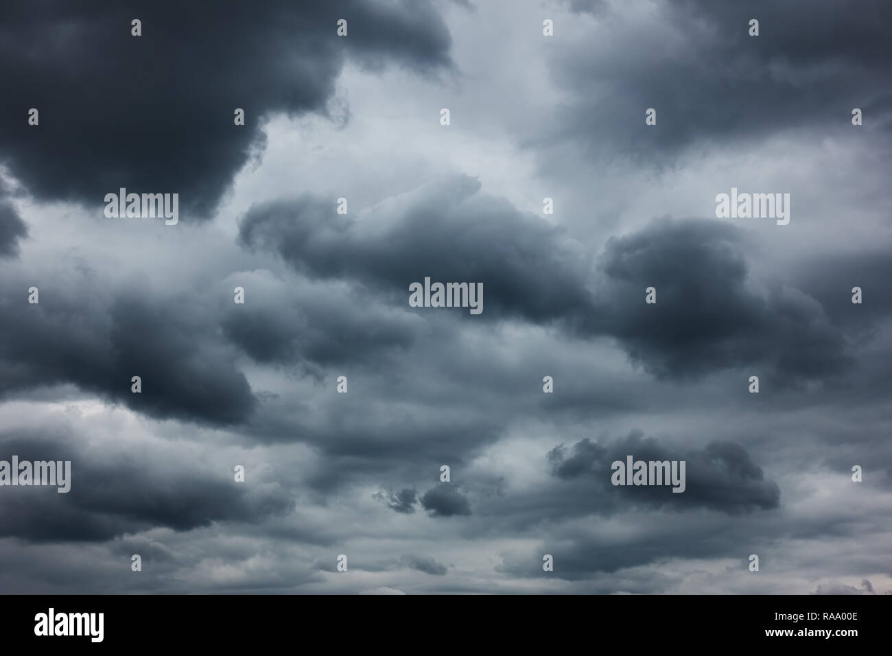 Dramatic sky - Heavy rainy clouds, may be used as background Stock ...