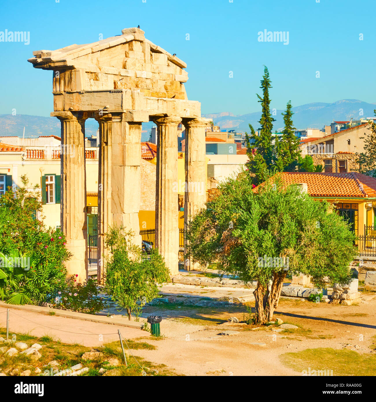 Gate of athena hi-res stock photography and images - Alamy