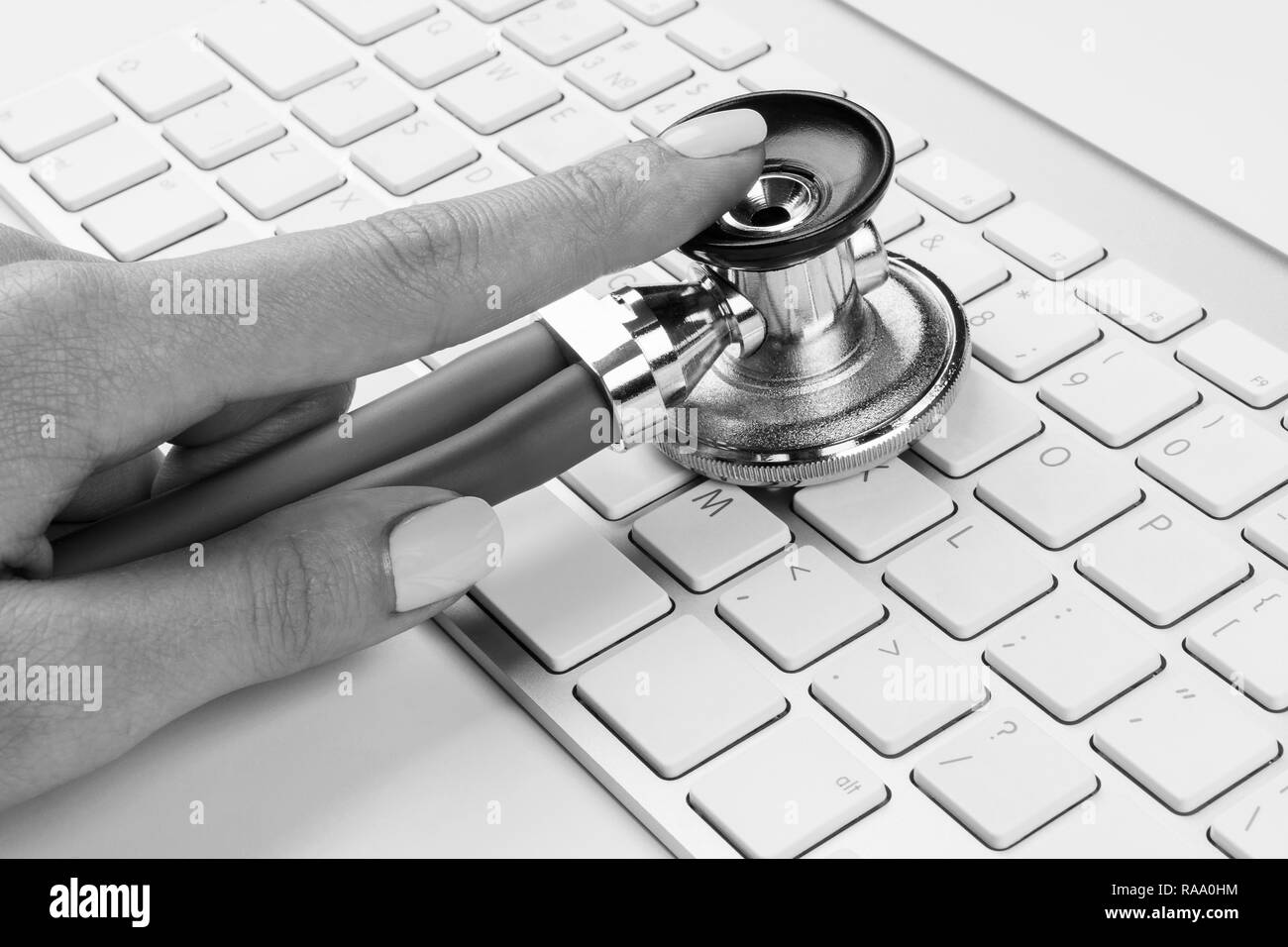 Checking software Black and White Stock Photos & Images - Alamy