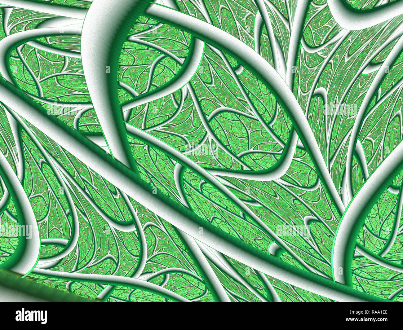 Structure of a leaf. Texture fractal design Stock Photo - Alamy