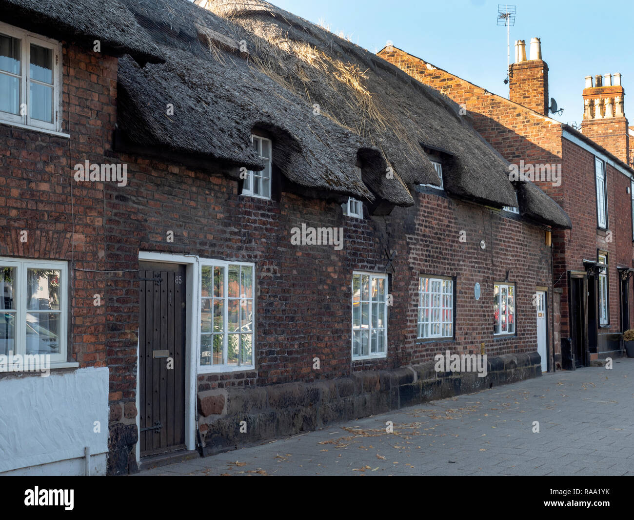 Thatched Cottages (grade 11 listed) Main Street, Frodsham, Cheshire ...