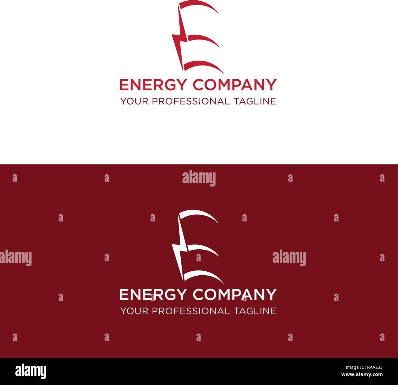 energy logo design Stock Vector Image & Art - Alamy