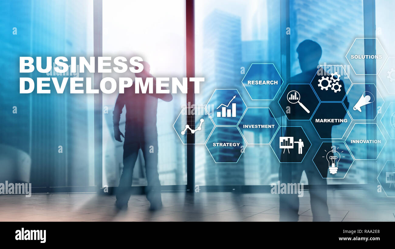 Business Development Startup Growth Statistics. Financial Plan Strategy ...