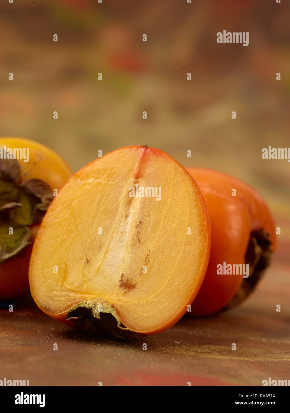 Sharon fruit food portrait still-life Stock Photo - Alamy