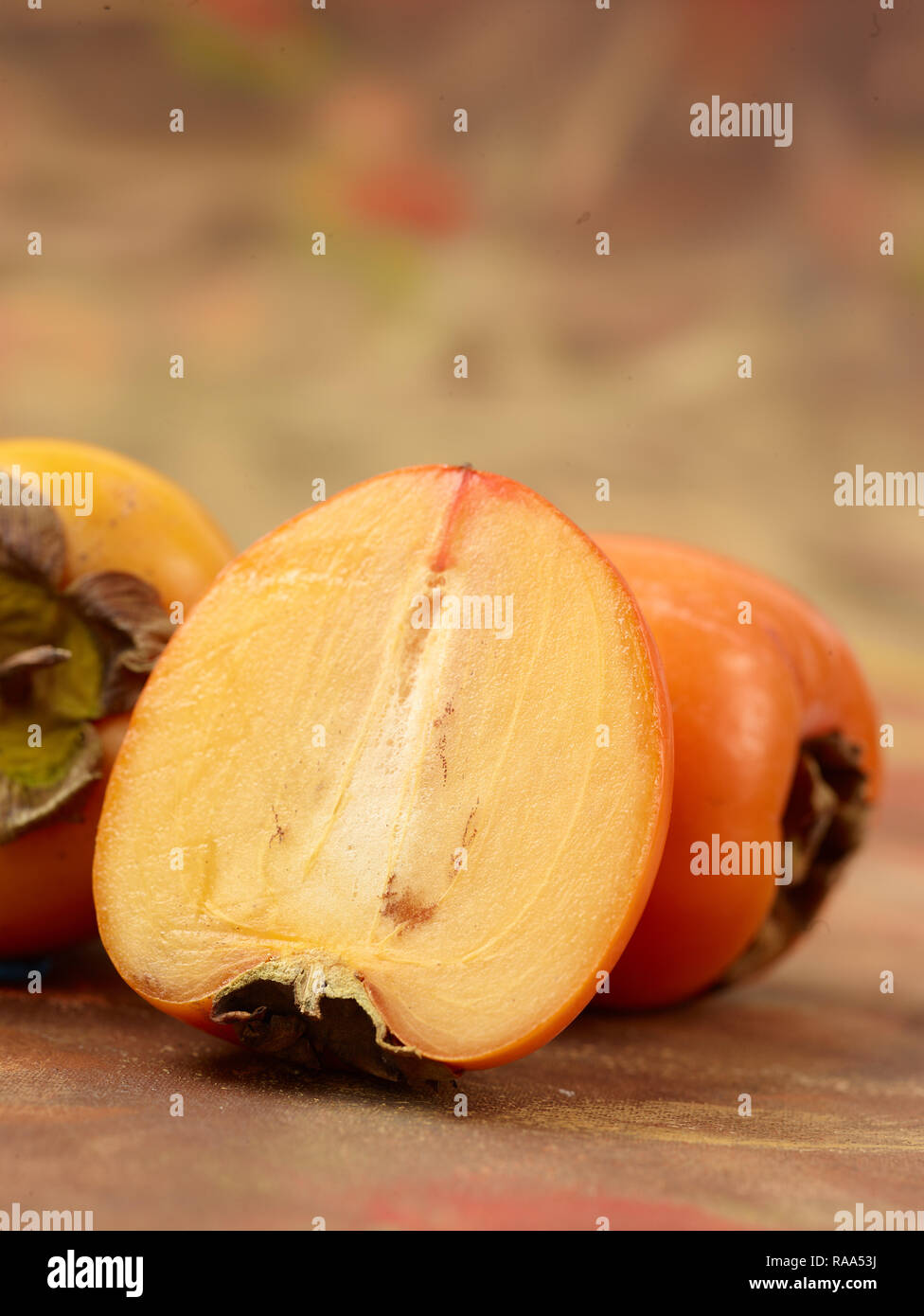 Sharon fruit food portrait still-life Stock Photo - Alamy