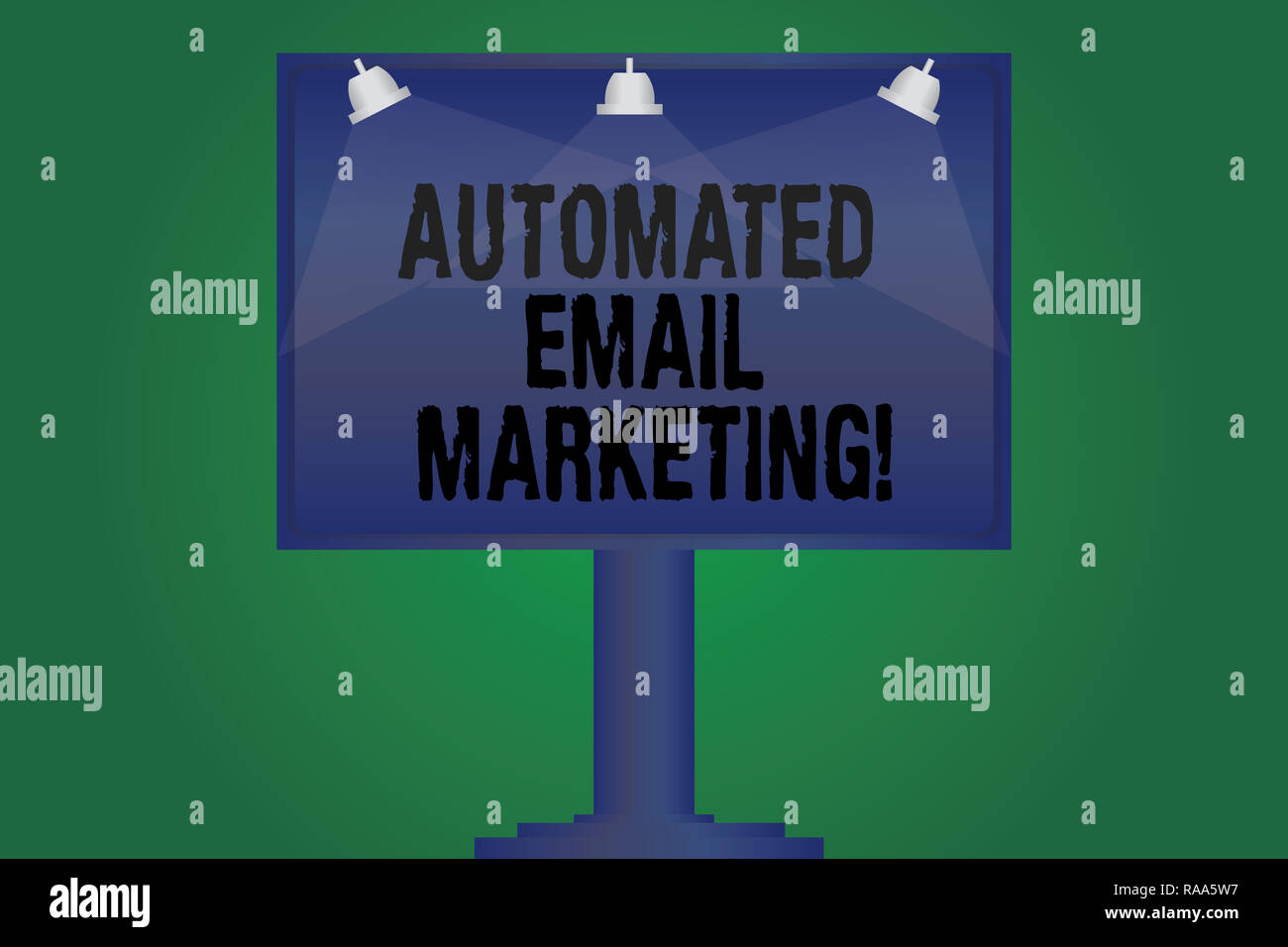 Handwriting text writing Automated Email Marketing. Concept meaning ...