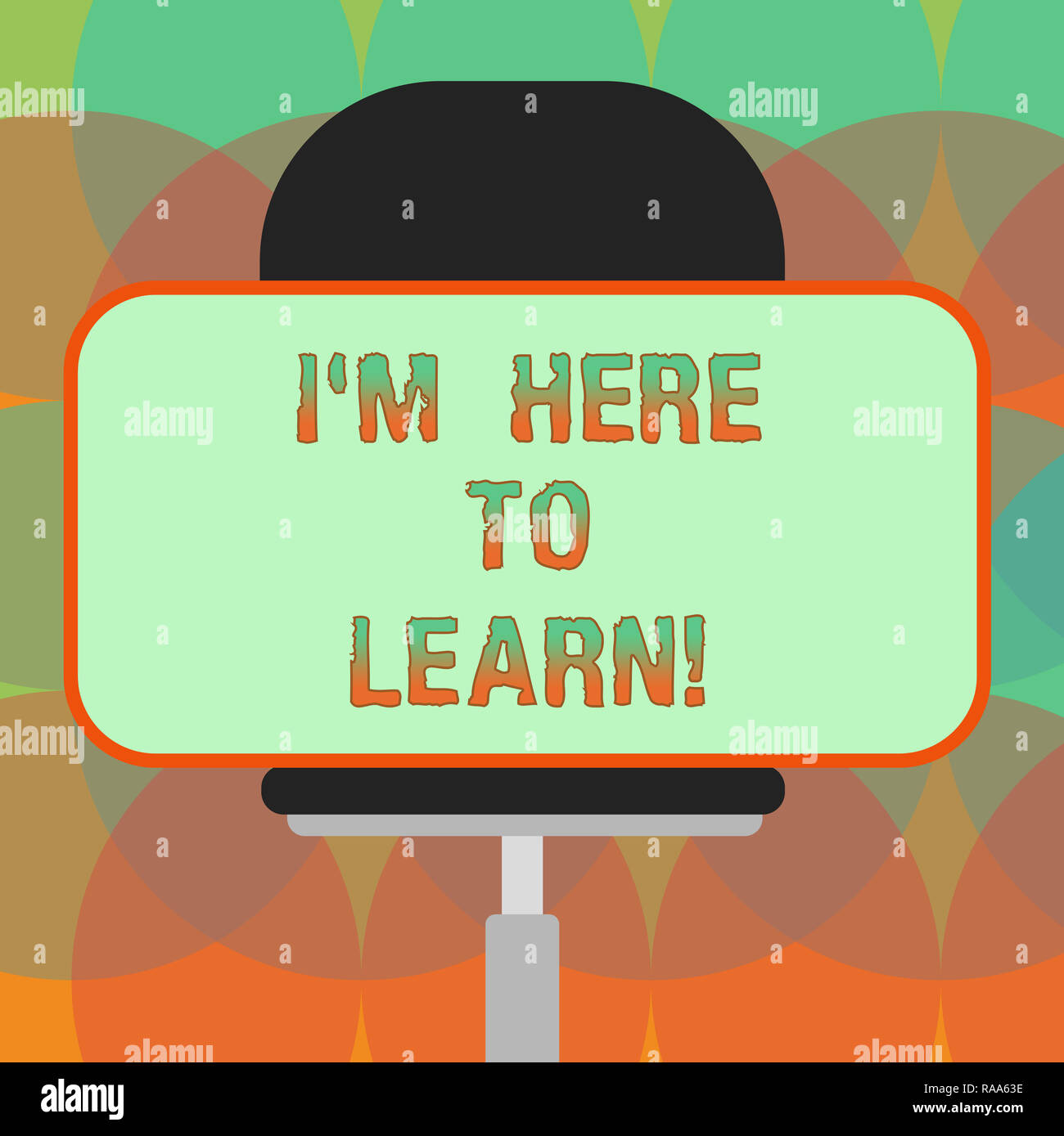 Word writing text I M Here To Learn. Business concept for School ...