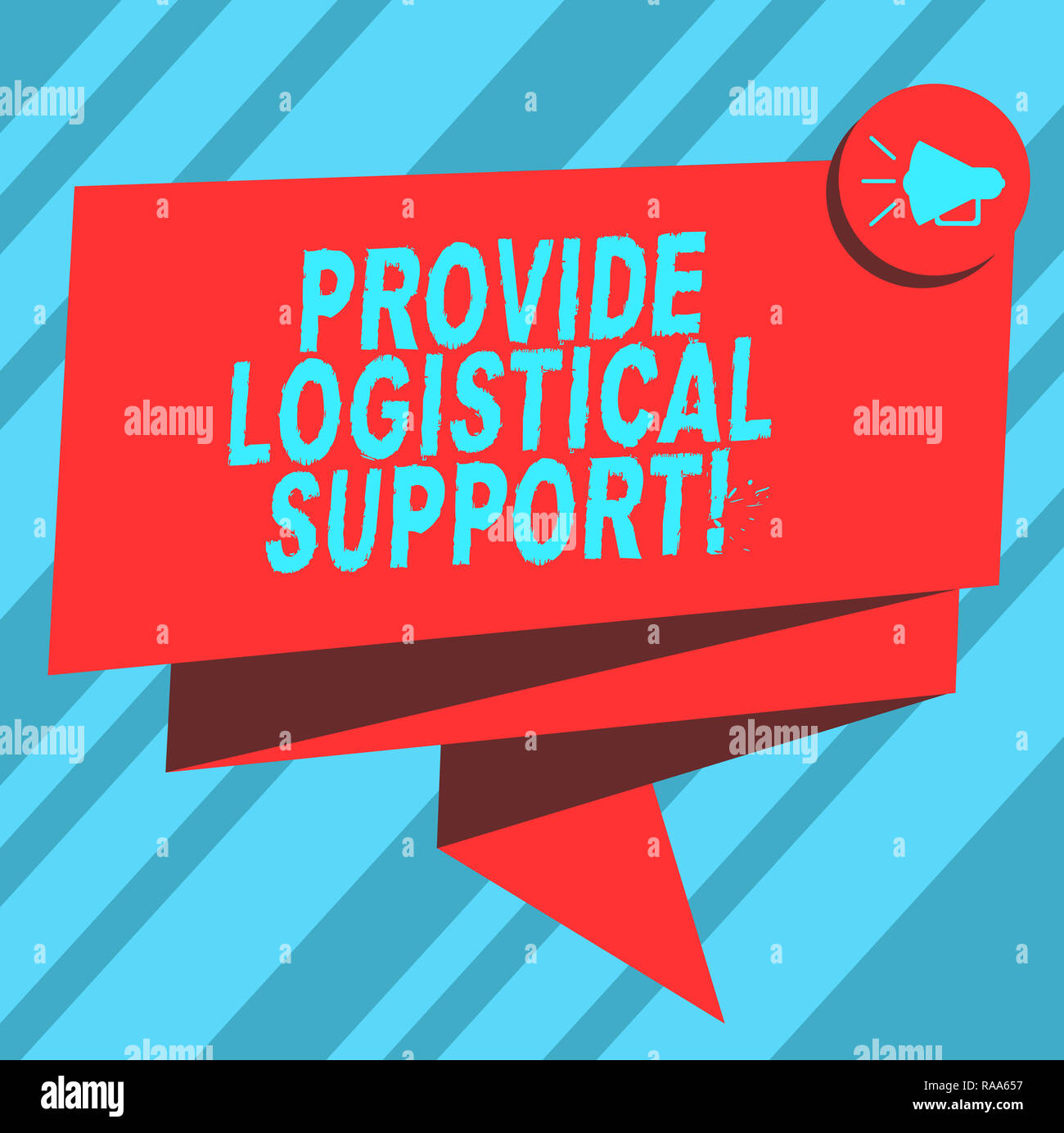 Text sign showing Provide Logistical Support. Conceptual photo ...